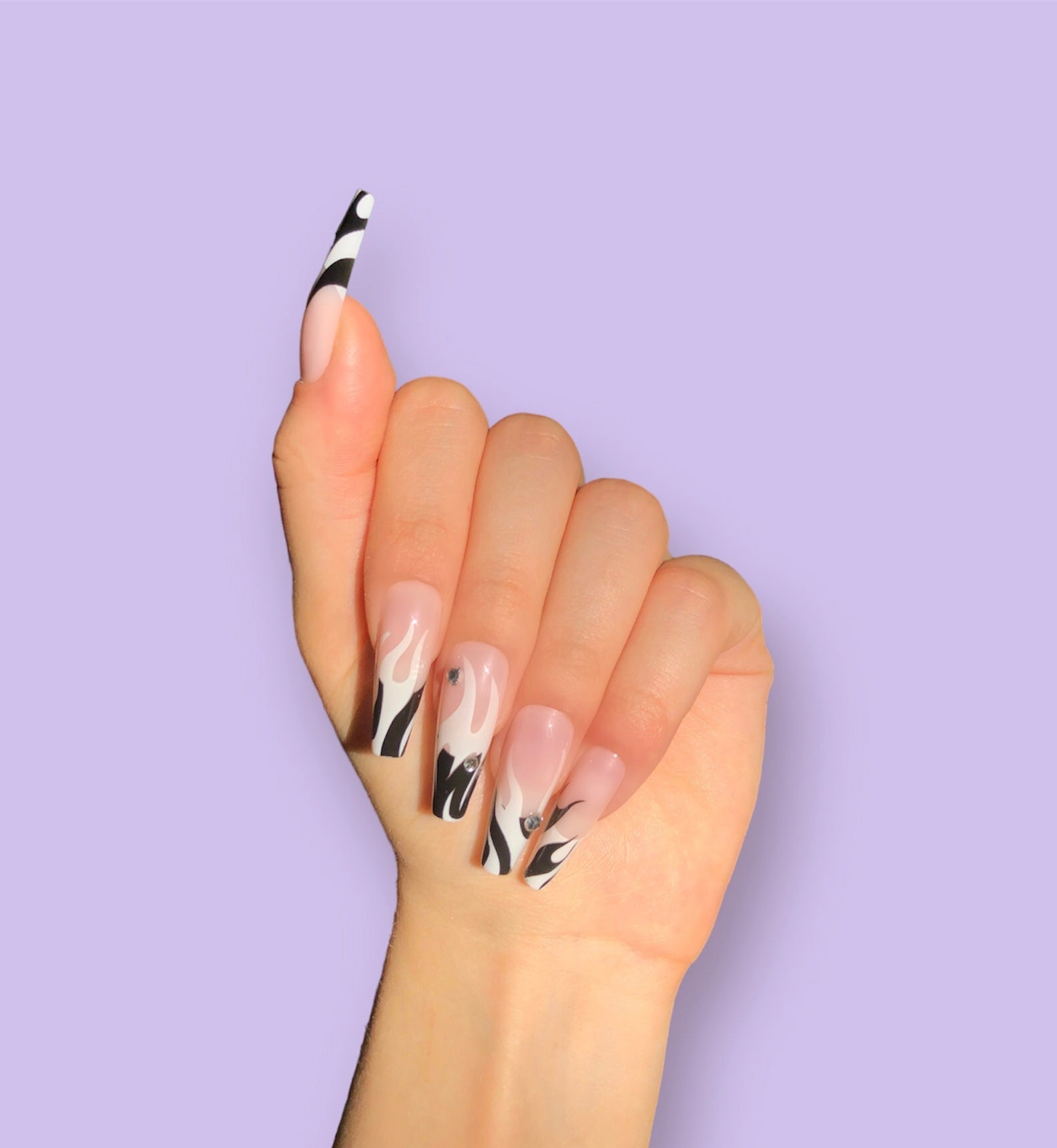 Moonlight Press On Nails